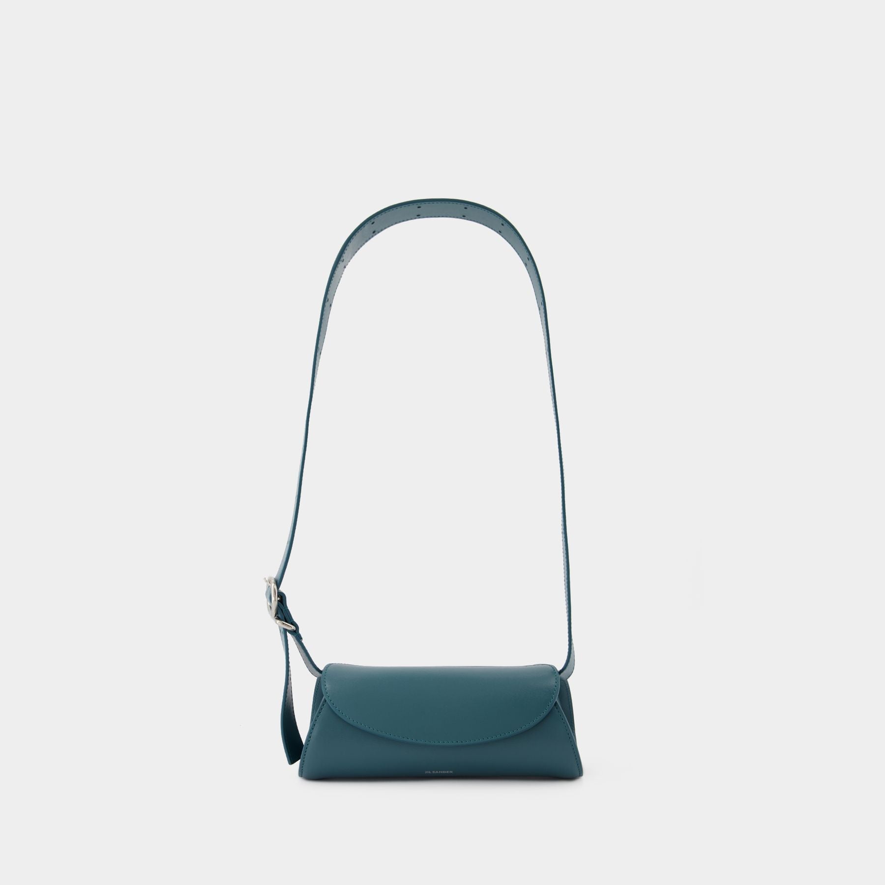 Sac À Main Cannolo Mini - Jil Sander - Cuir - Bleu