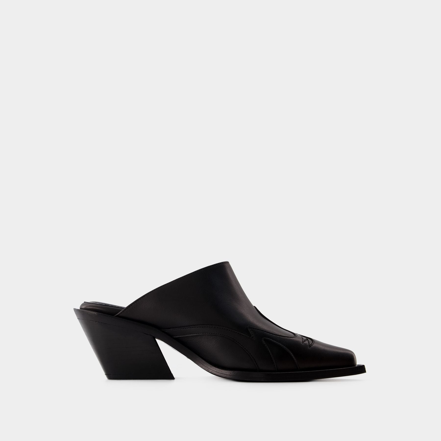 Mules Tania - Anine Bing - Cuir - Noir