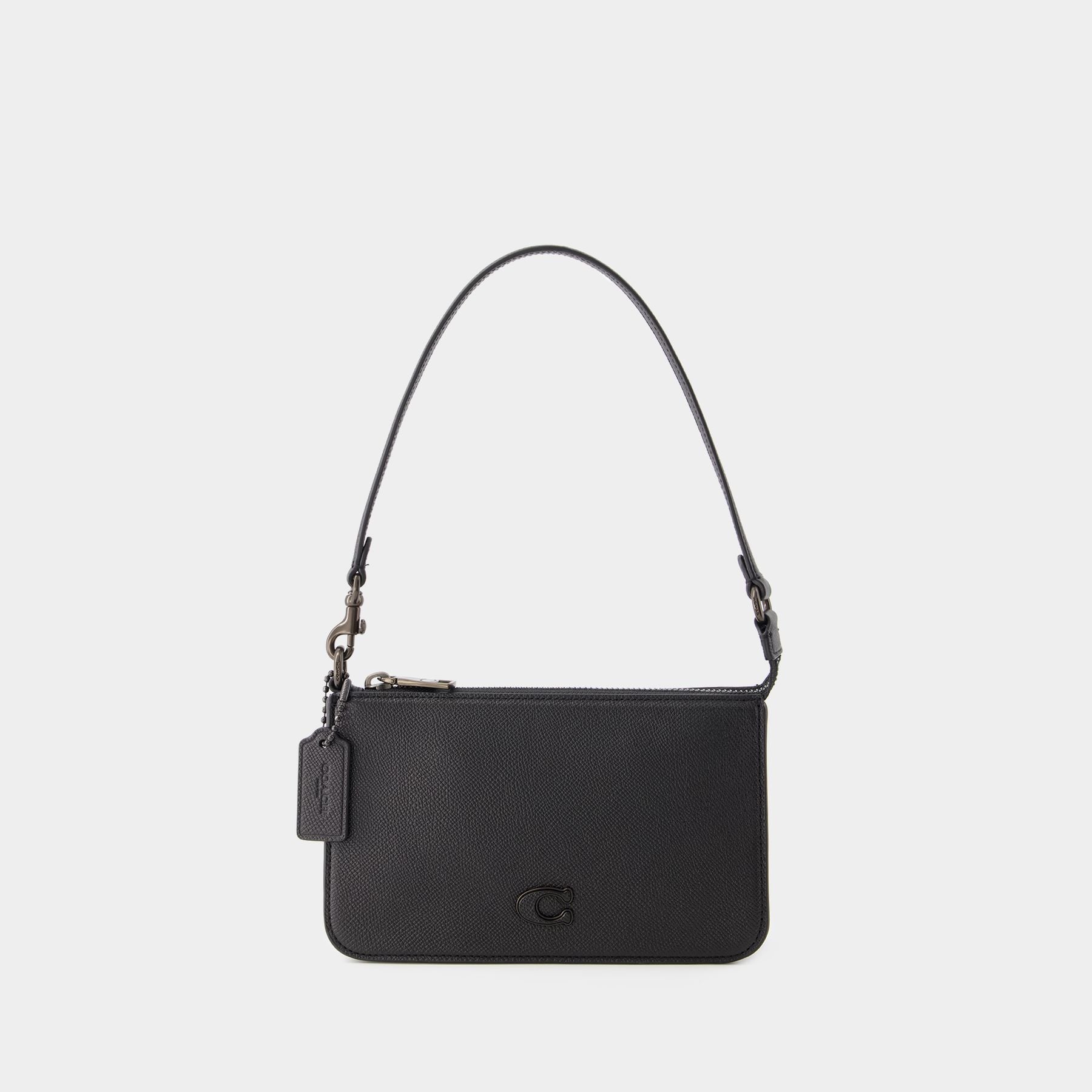Sac Pouch - Coach - Cuir - Noir