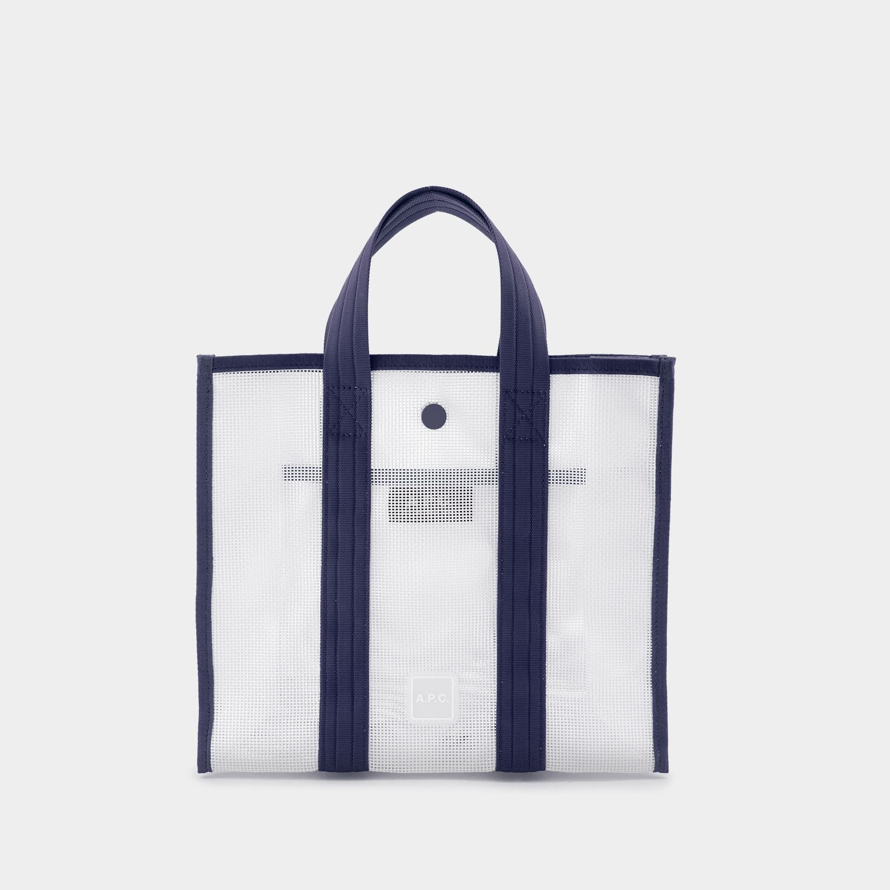 Cabas Louise Small - A.P.C. - Pvc - Bleu