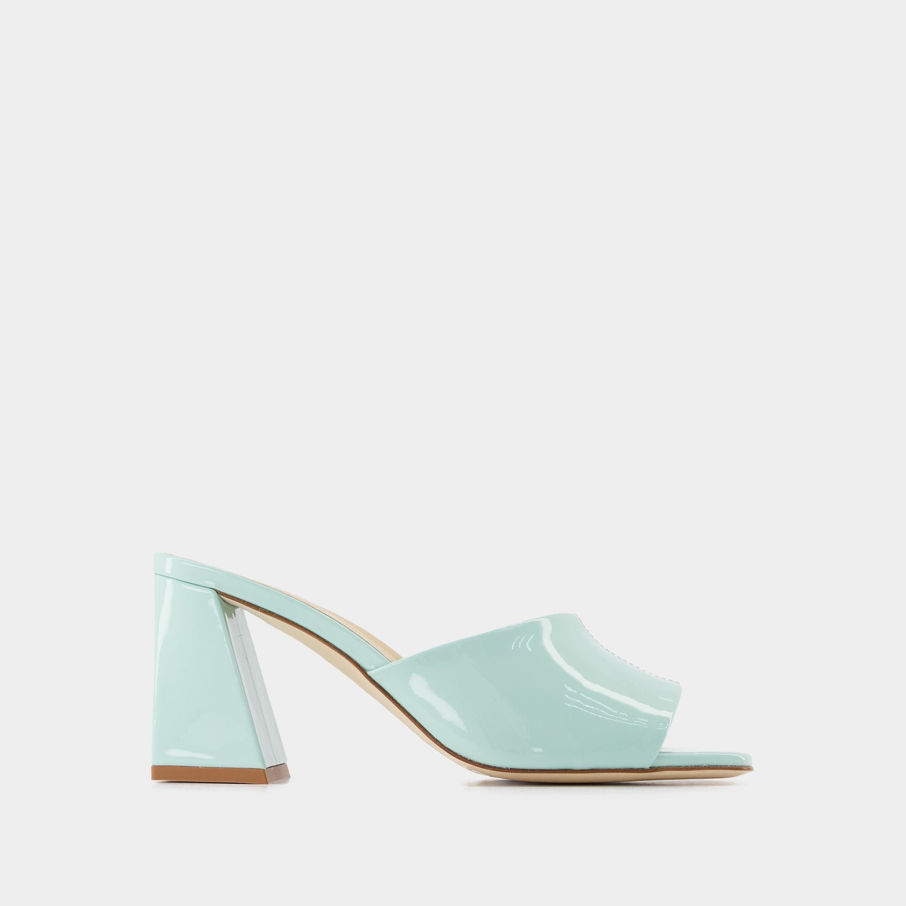 Mules Sandi - Aeyde - Cuir Verni - Acqua