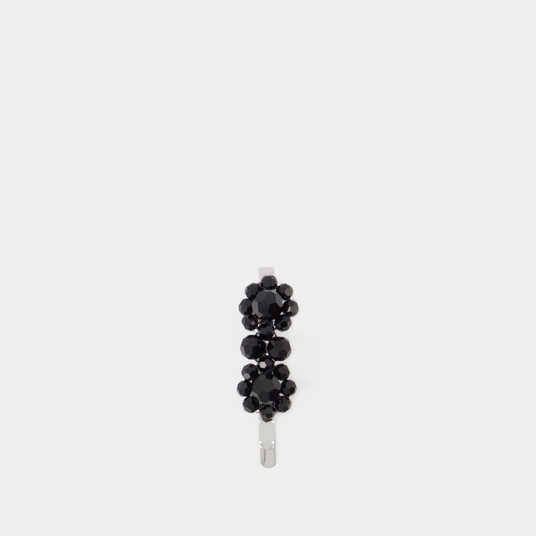 Barrette Mini Flower - Simone Rocha - Cristal - Noir