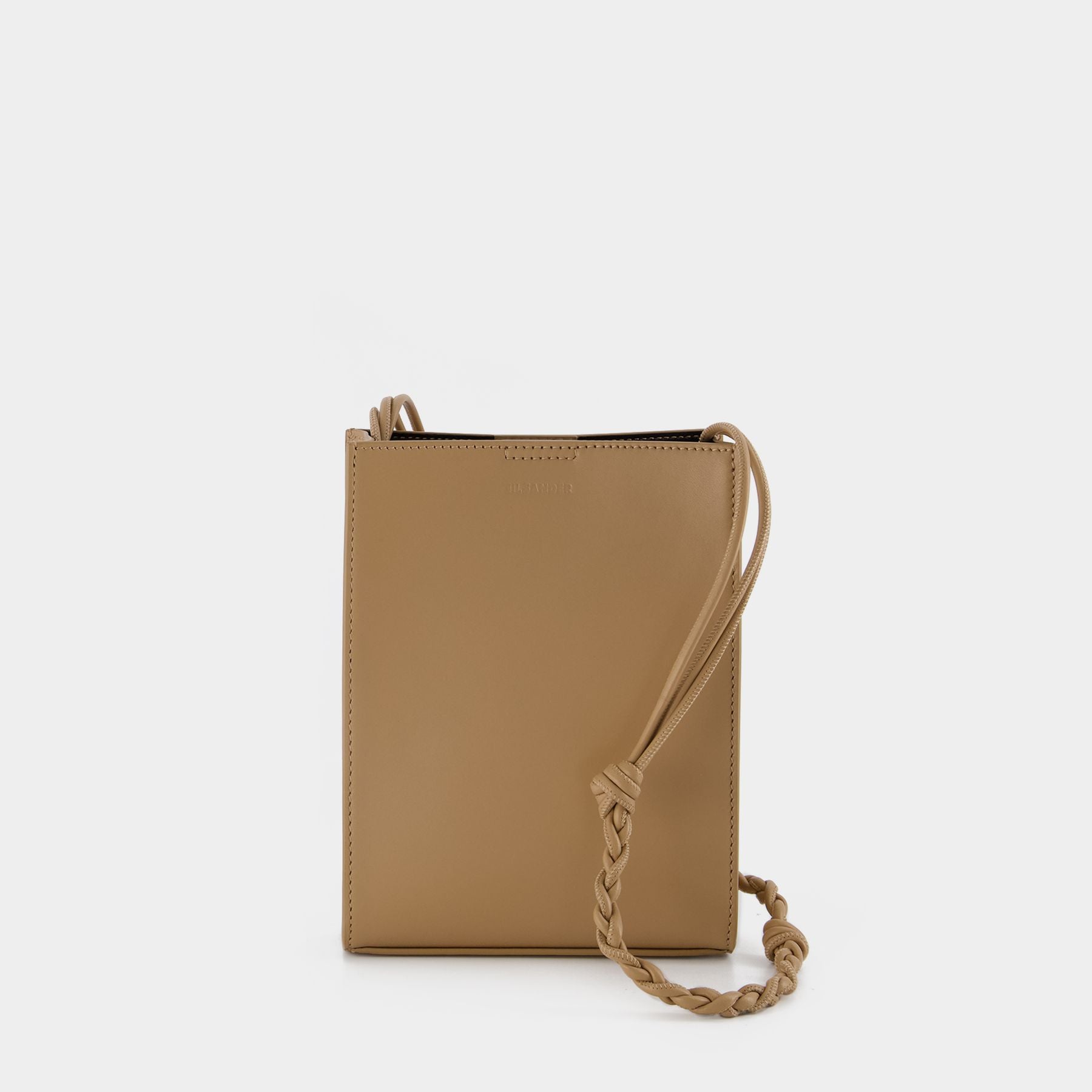 Sac à bandoulière Tangle - Jil Sander - Cuir - Beige